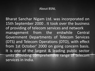 BSNL Internship Training presentation.pptx