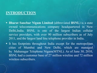 Bsnl ppt | PPTX