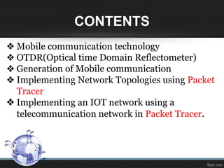 Mobile communication Technology and Networking | PPT