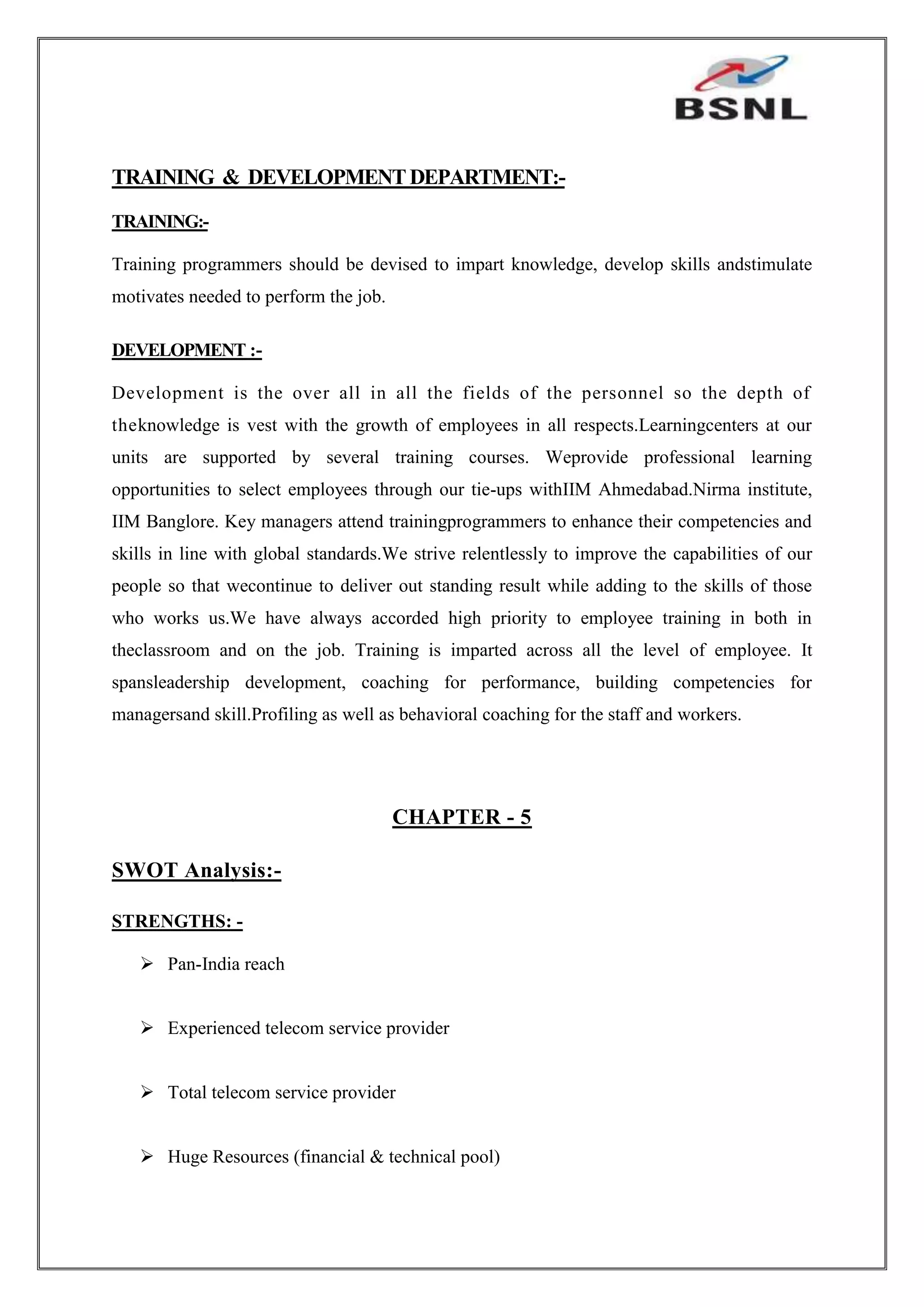 Bsnl project........ | DOCX