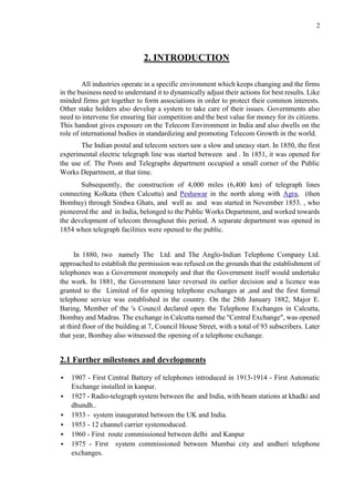 Report on evolution in technology in mobile communication | PDF