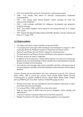 Report on evolution in technology in mobile communication | PDF