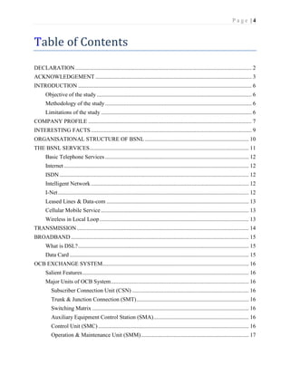 Bsnl report_Andhra University | PDF | Computer Networking | Computing