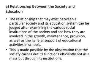 Issues in Sociology of Education | PPTX