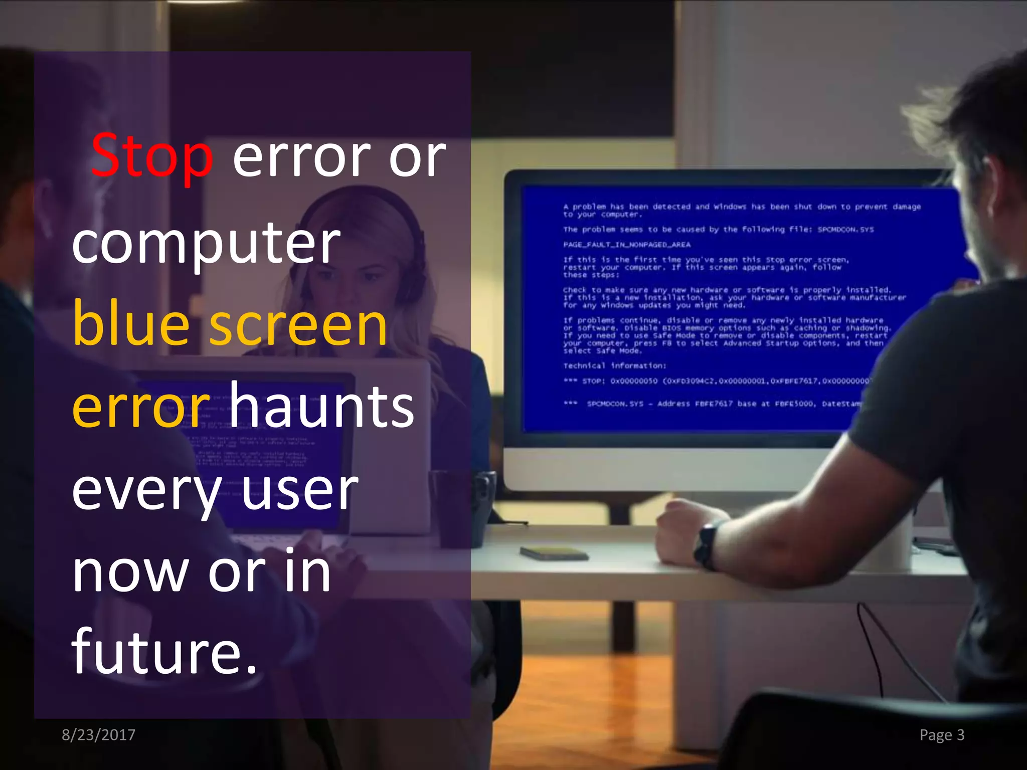 Bsod presentation | PPTX