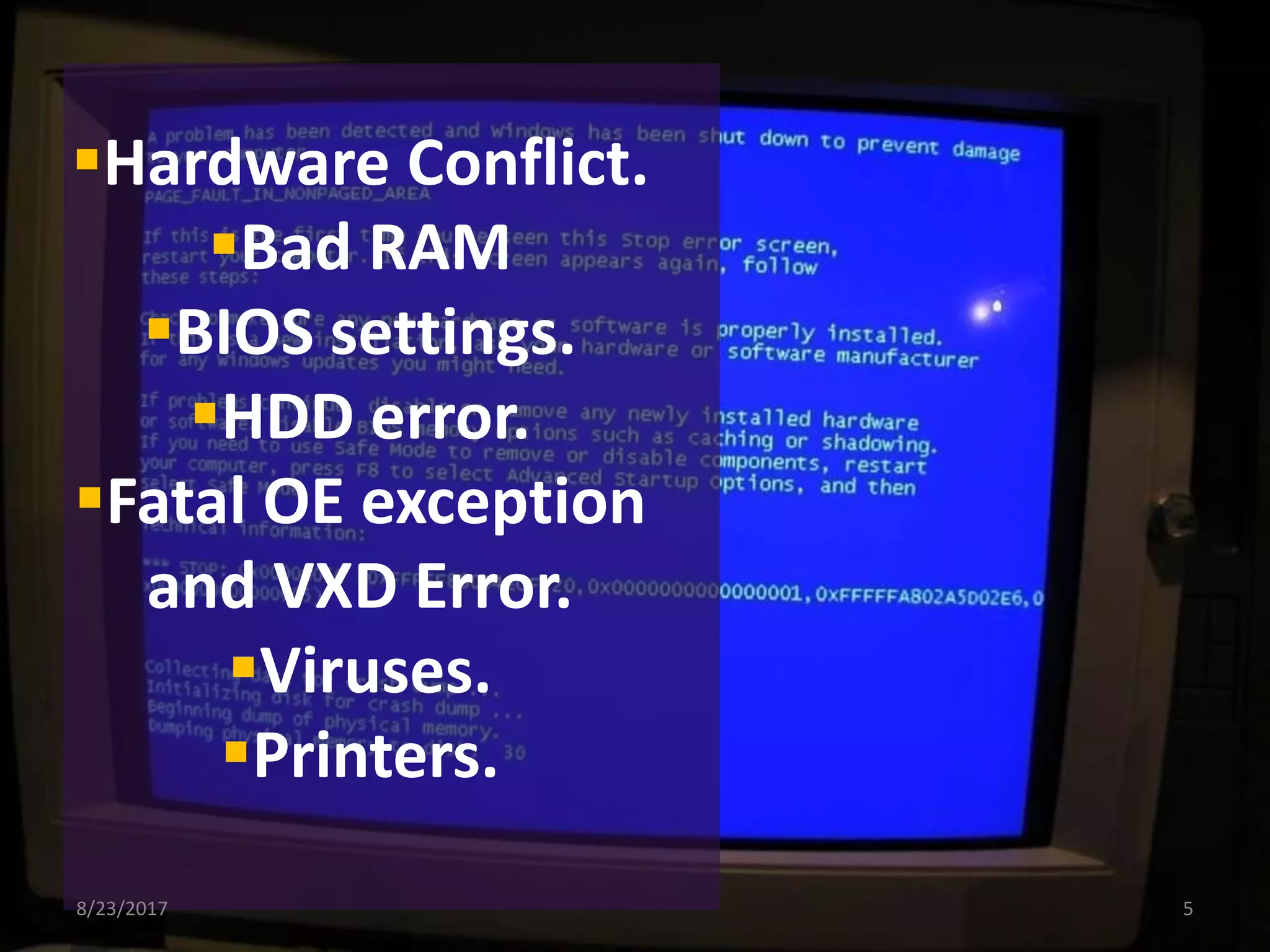 Bsod presentation | PPTX