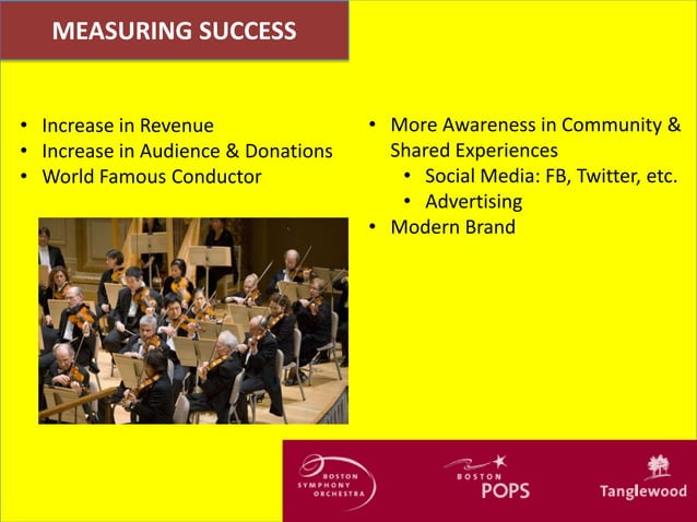 Boston Symphony Orchestra Marketing Case | PPTX