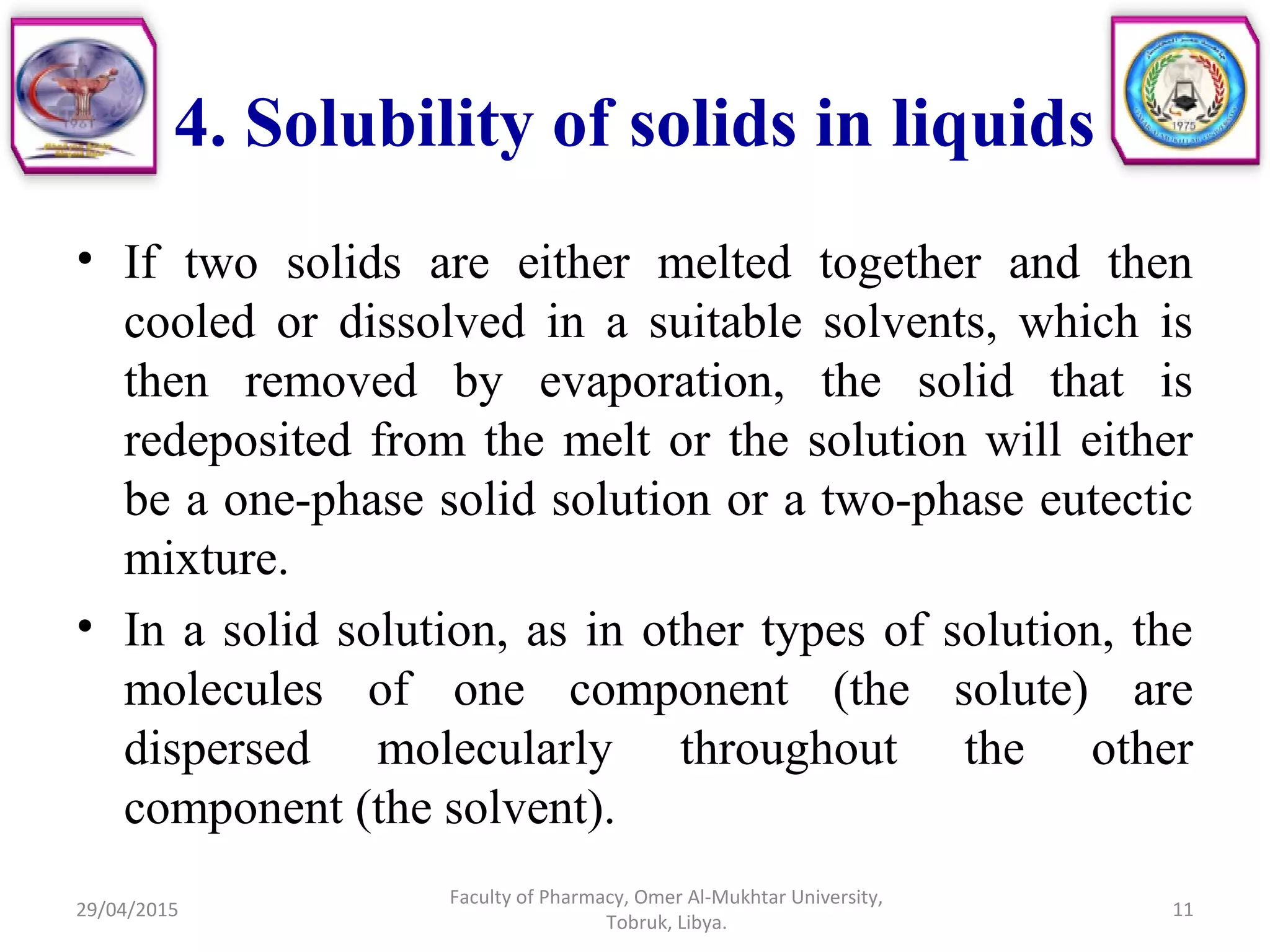 Solutions and their properties | PPT