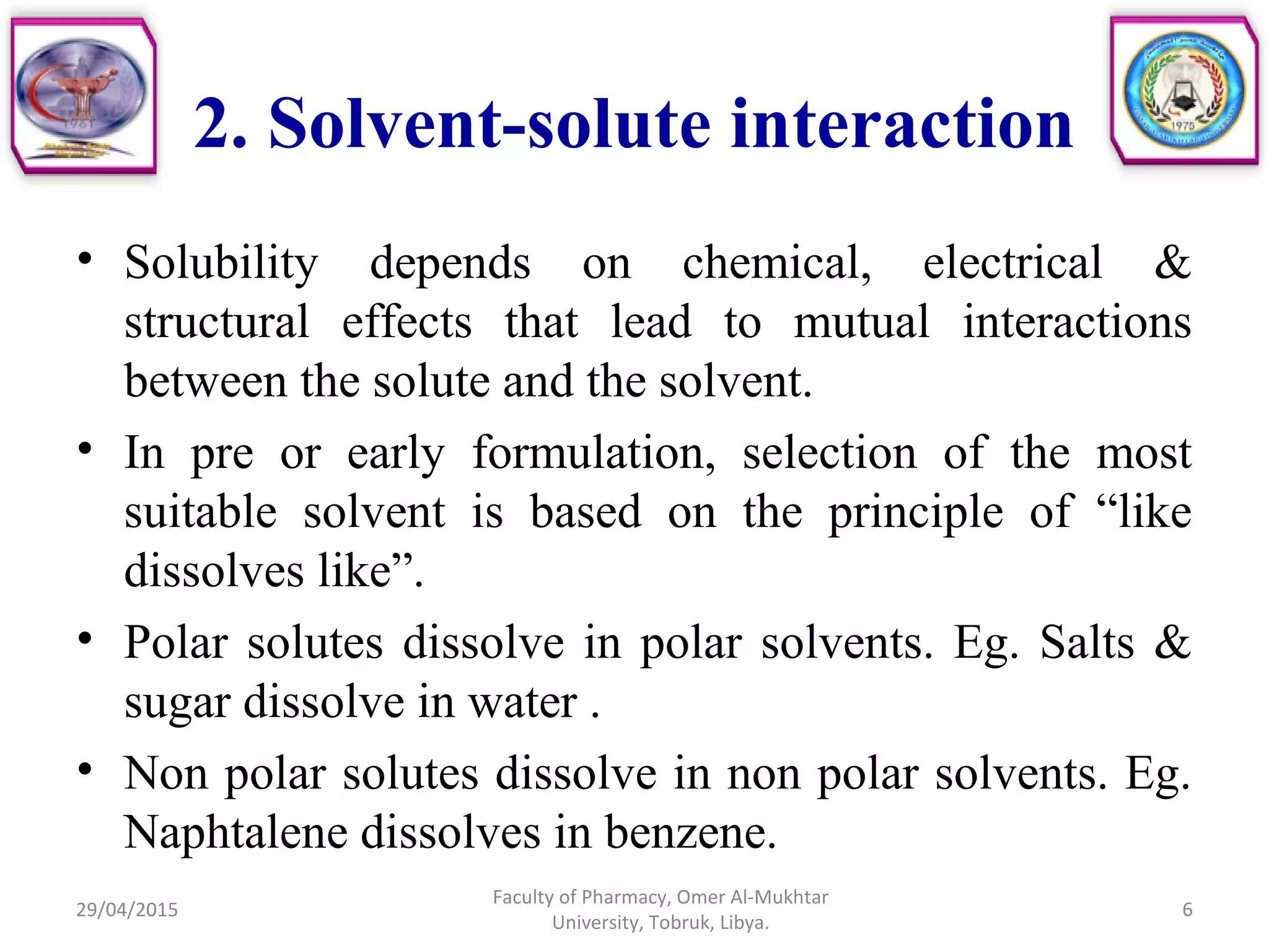 Solutions and their properties | PPT