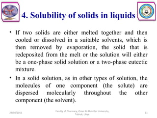 Solutions and their properties | PPT | Chemistry | Science