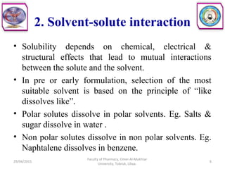 Solutions and their properties | PPT