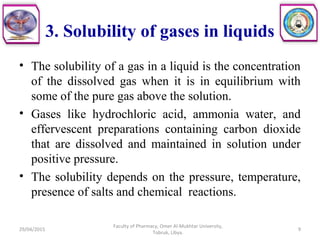 Solutions and their properties | PPT