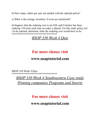 Bsop 330Education Redefined / snaptutorial.com | Business | Business ...