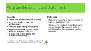 Ci3T: Behavior Specific Praise | PPTX