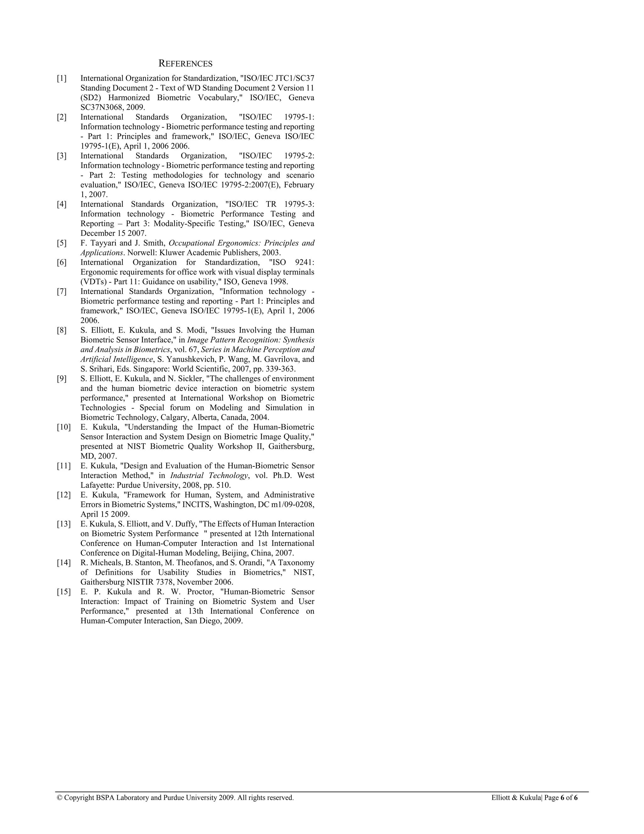 2009 A Definitional Framework For The Human Biometric Sensor Interaction Model Pdf