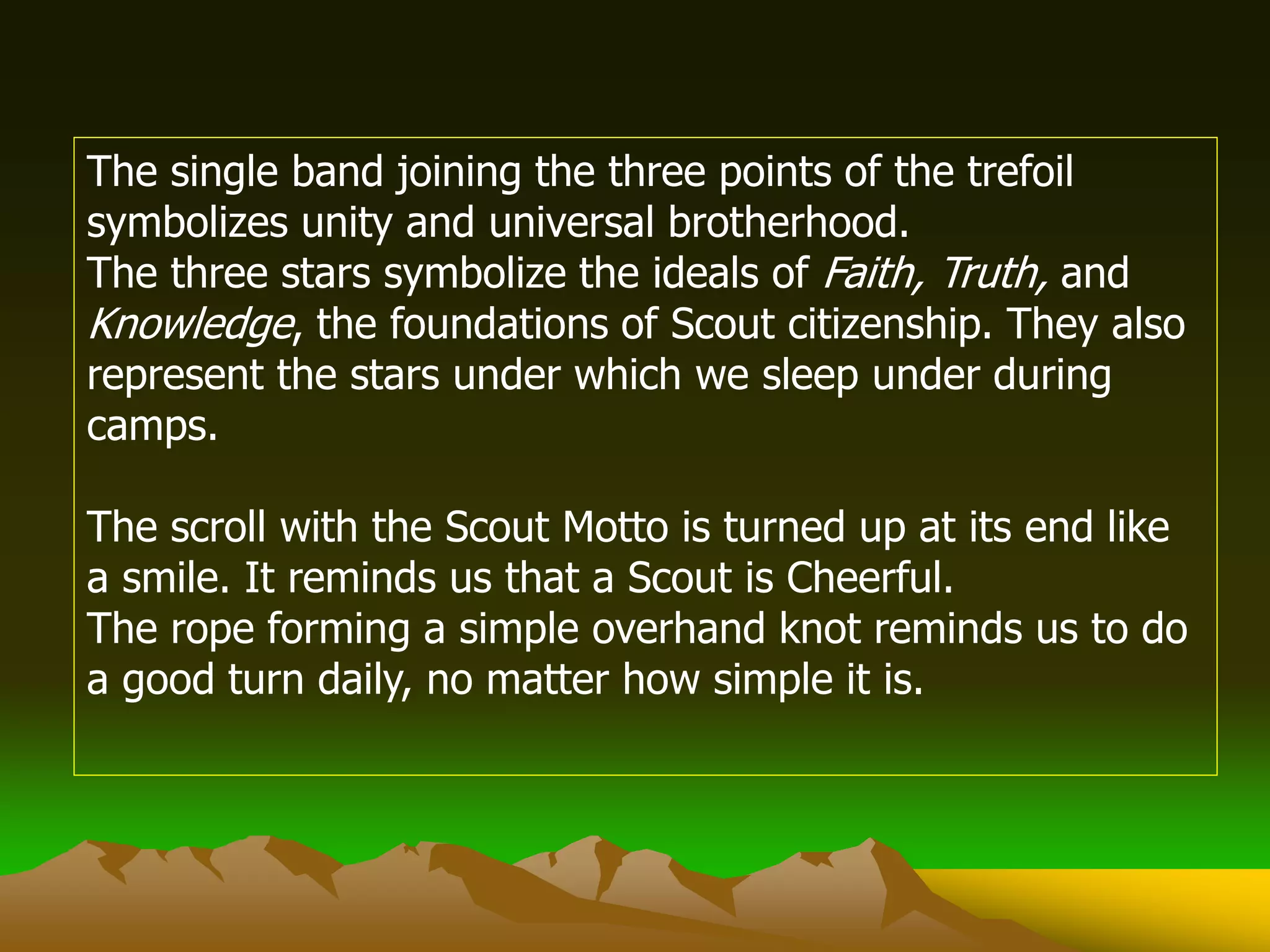 BSP Basic Training Course Troop-Outfit.ppt