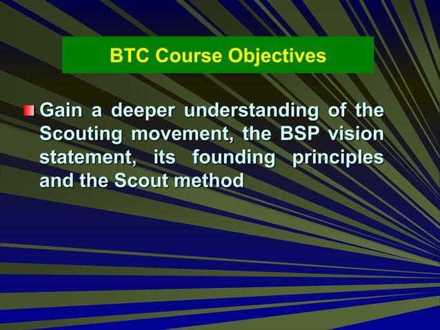 BSP Basic Training Course Troop-Outfit.ppt | Stamps and Coins | Collecting