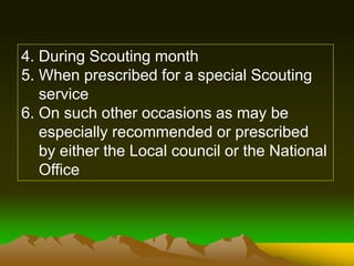 BSP Basic Training Course Troop-Outfit.ppt