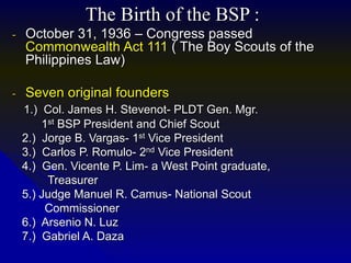 BSP Basic Training Course Troop-Outfit.ppt