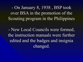 BSP Basic Training Course Troop-Outfit.ppt