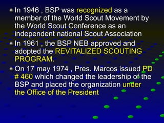 BSP Basic Training Course Troop-Outfit.ppt