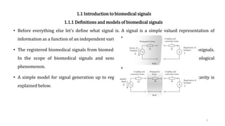 biomedical signals processing fundamentals | PPTX