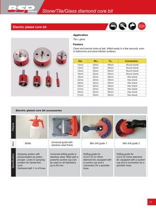 Diamond core bit set catalog from diamond core bit manufacturer ...
