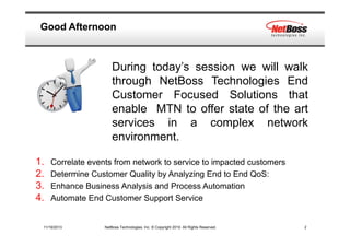 The importance of network in the customer experience: effective service ...