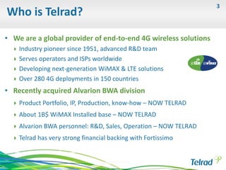 Just Fact: Using 4G mobile and fixed services on a dual mode WiMAX/LTE network | PPT