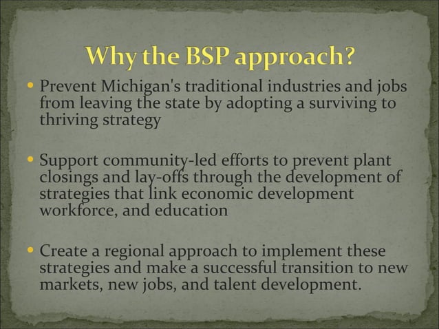 BSP Model Intro Leaders Session | PPT