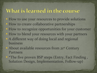 BSP Model Intro Leaders Session | PPT