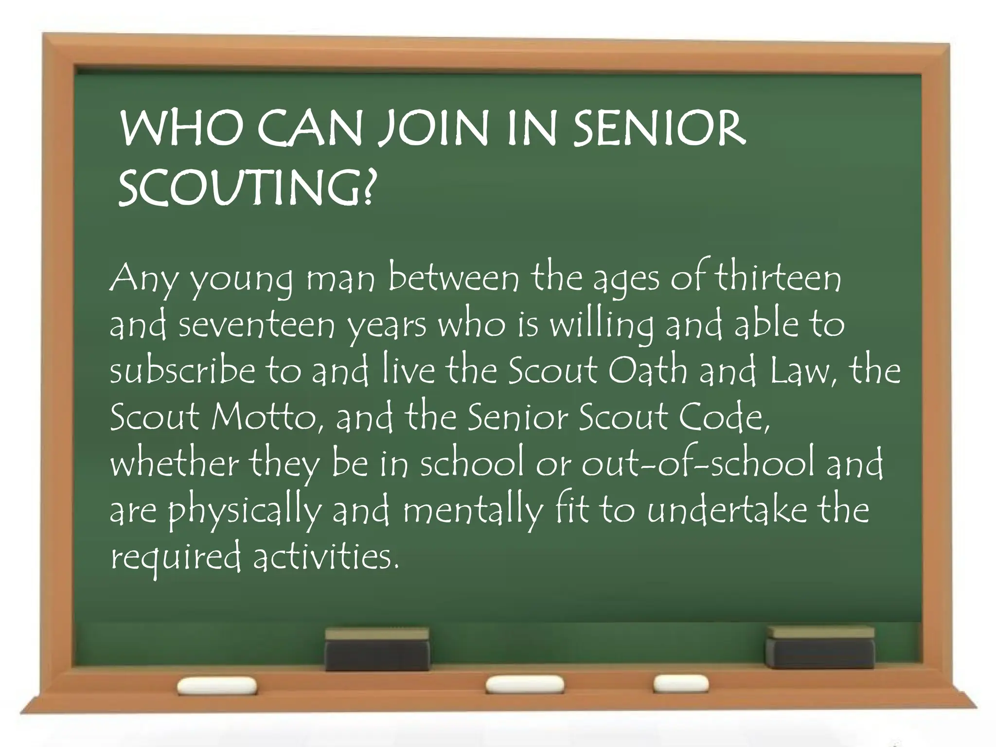 BSP Orientation for Senior Boyscouts od MCA Manila | PPTX