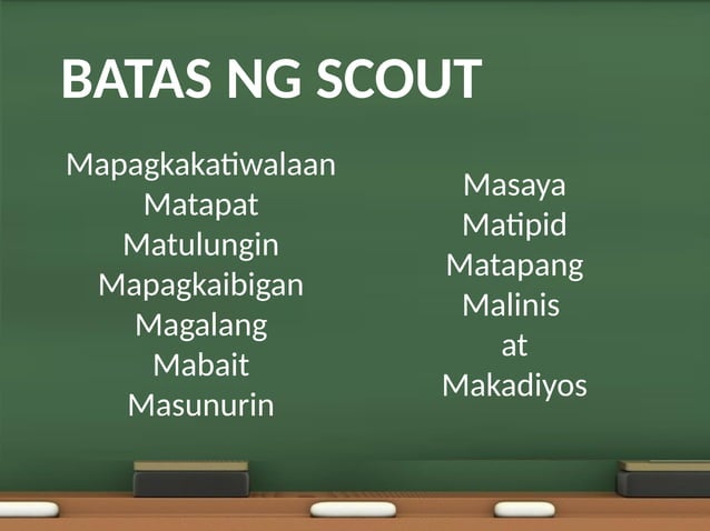 BSP Orientation for Senior Boyscouts od MCA Manila | PPTX
