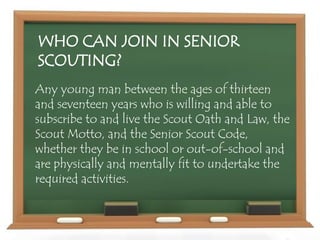 BSP Orientation for Senior Boyscouts od MCA Manila | PPTX