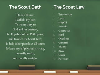 BSP Orientation for Senior Boyscouts od MCA Manila | PPTX