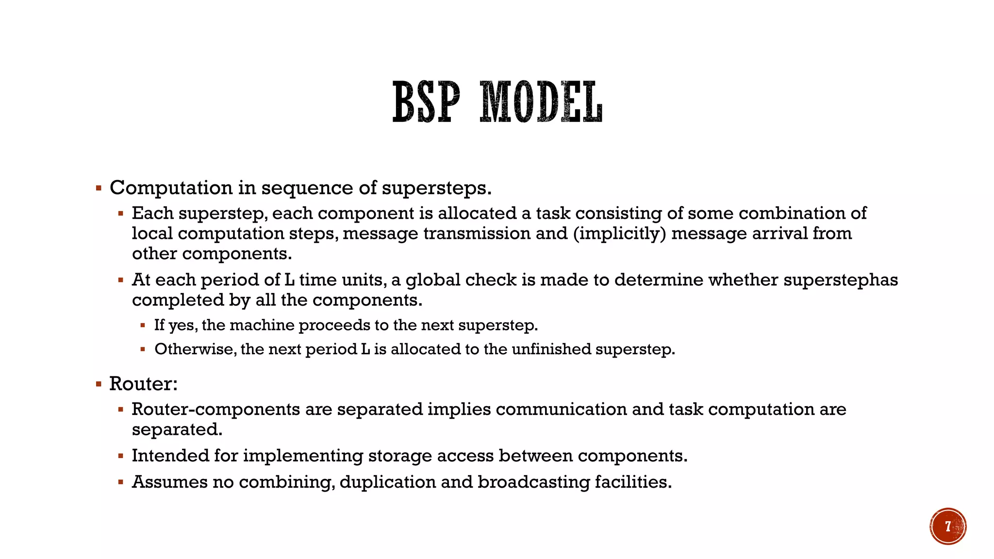 Bulk-Synchronous-Parallel - BSP | PDF