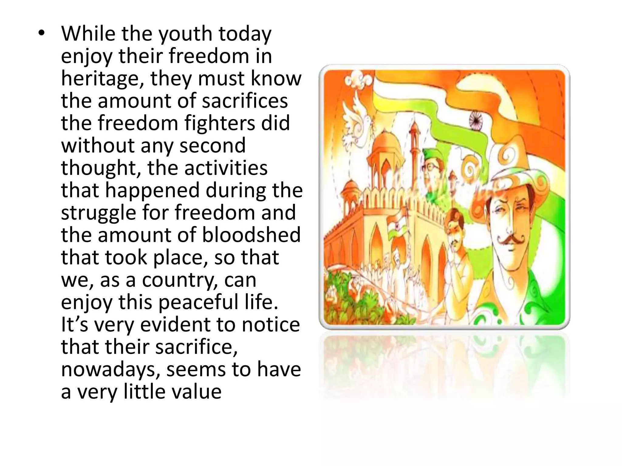 Sense of patriotism among youth for nation building | PPTX