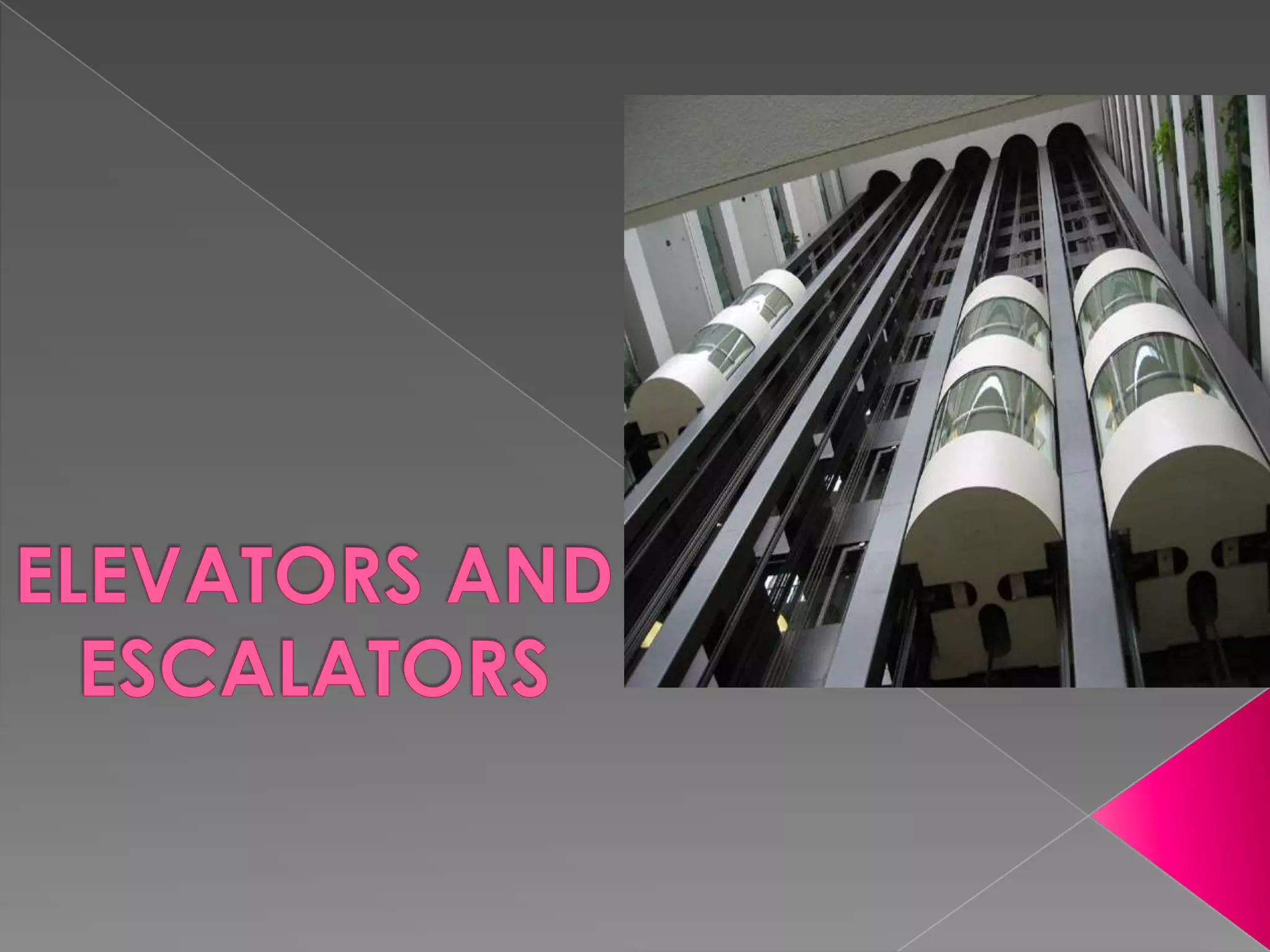 Elevators & Escalators | PPTX