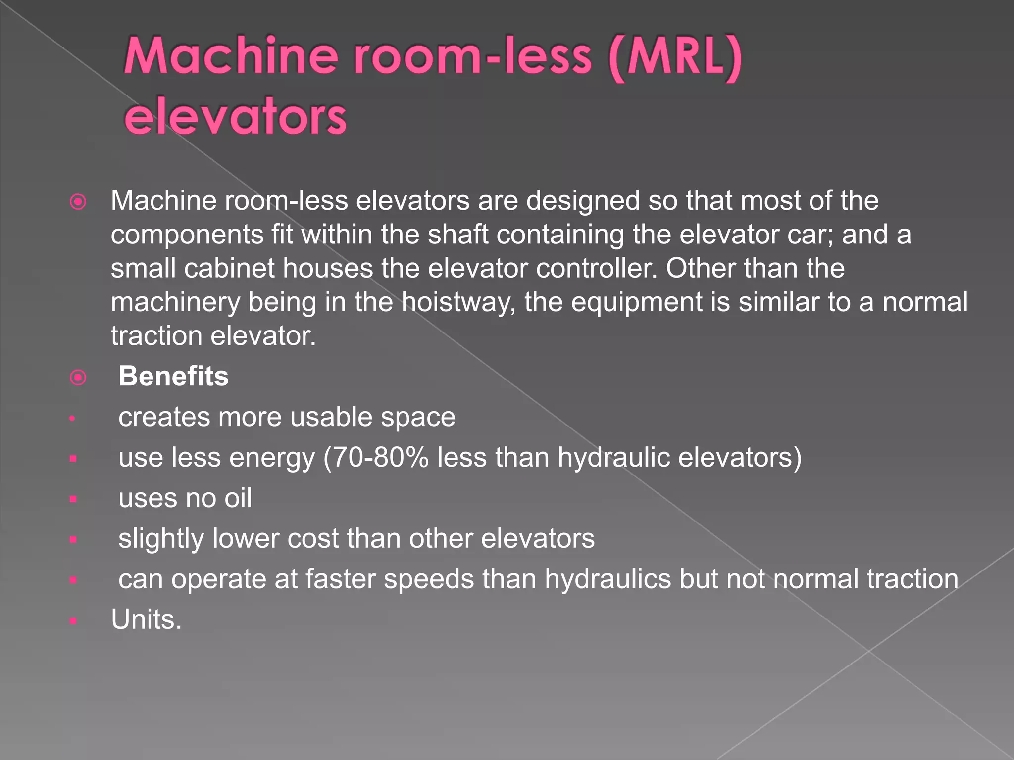 Elevators & Escalators | PPTX