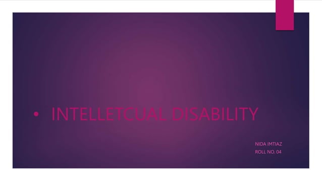 BS PRESENTATION.pptx all concept about disabilities | PPT