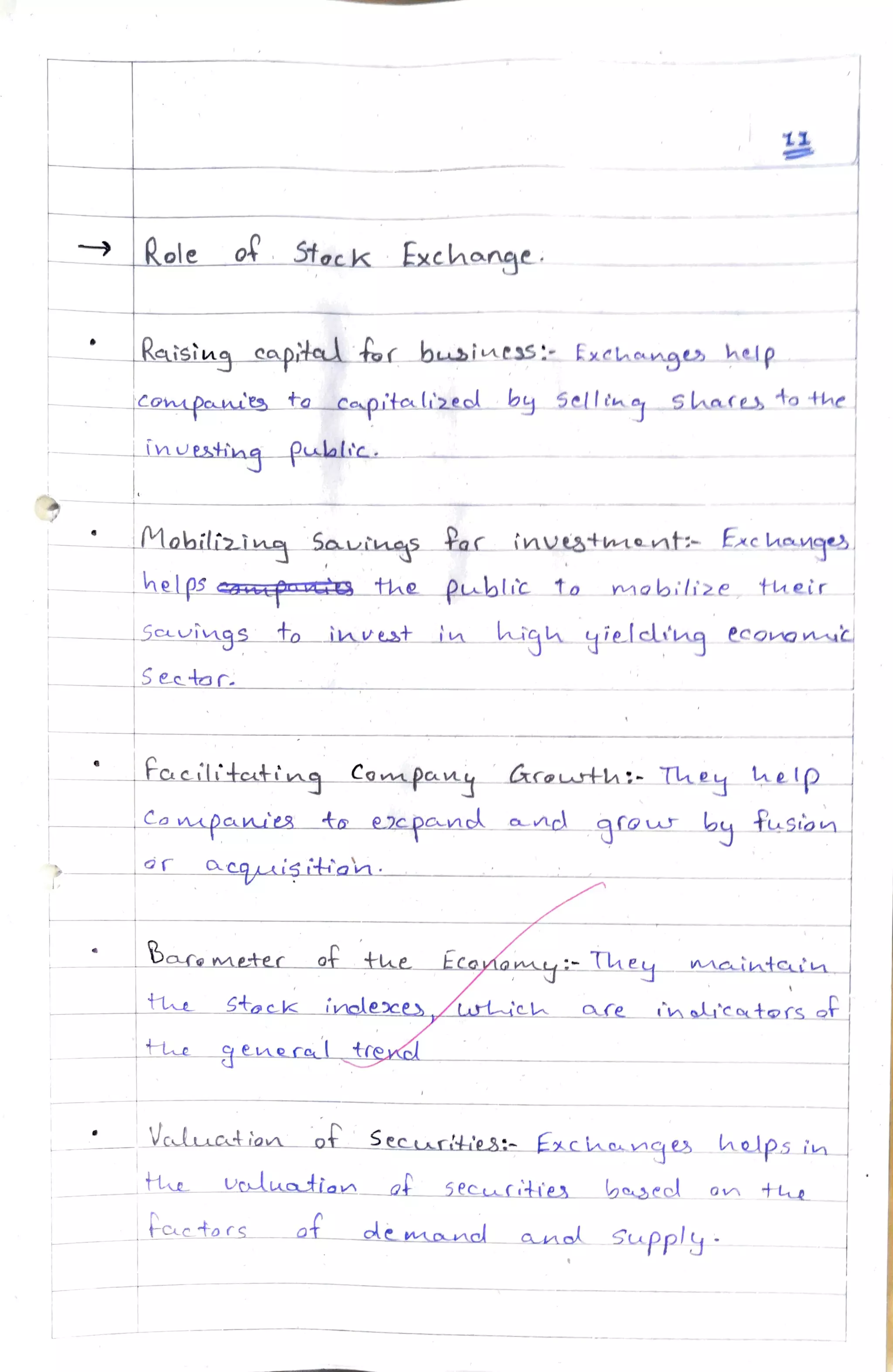 Business Studies Project on Stock Exchange | PDF
