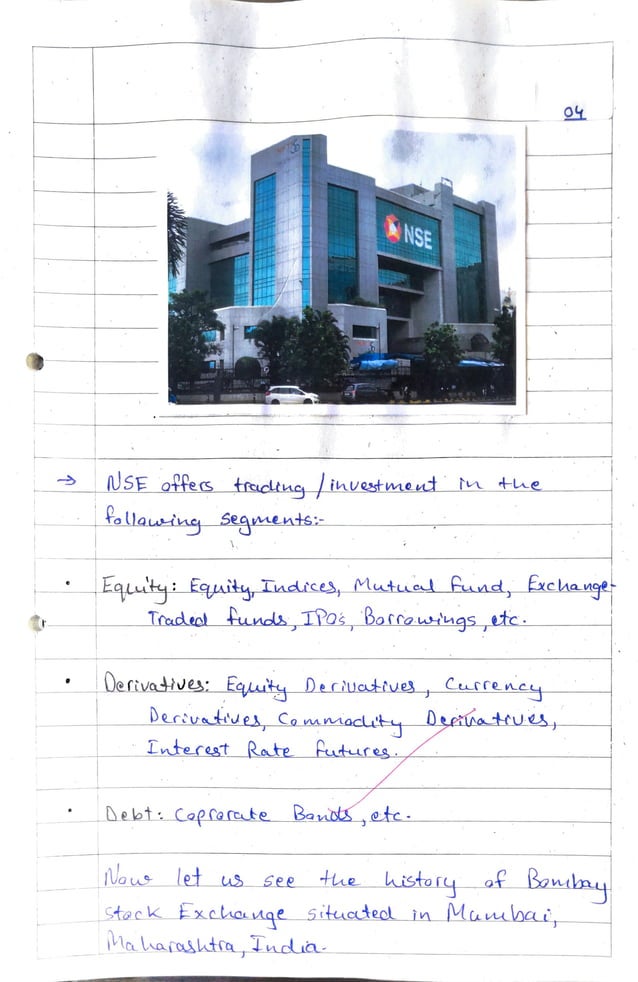 Business Studies Project on Stock Exchange | PDF