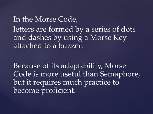 BSP SIGNALLING, COMMANDS, MORSE CODE.pptx