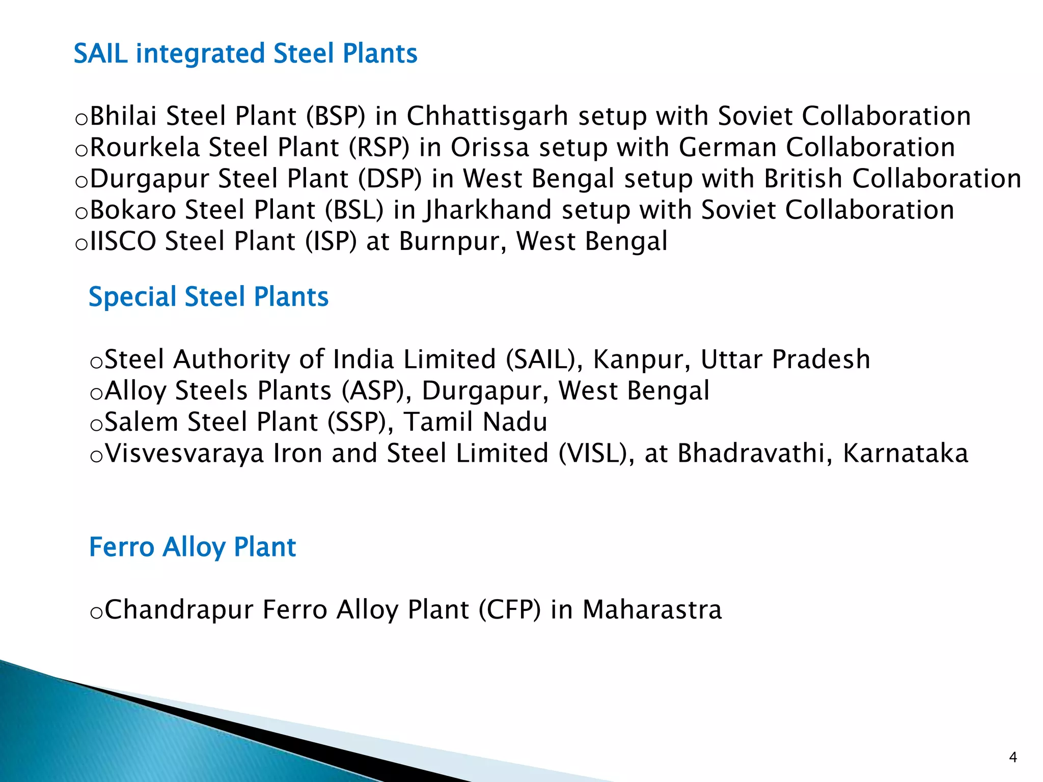 Bhilai Steel Plant Training Presentation | PPTX