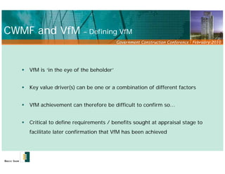 MLW - Vfm Cmg Conference 25 02 10 Linkedin | PPT