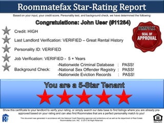 Roommatefax Inc. Pitch Deck | PPTX | Marketing and Advertising | Business