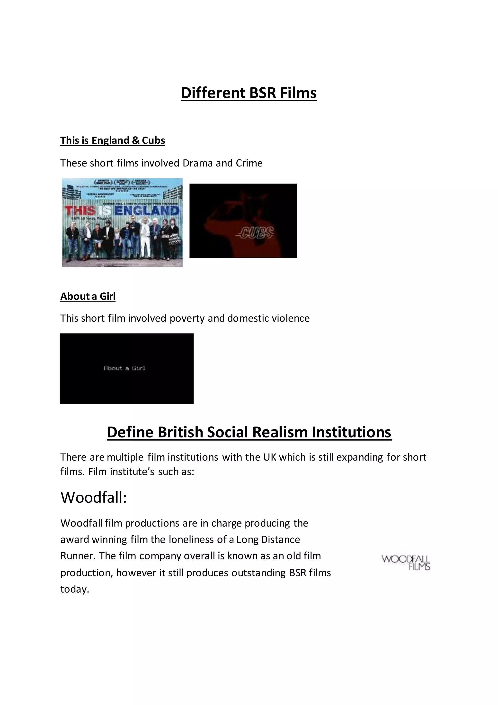 BSR Characteristics | PDF