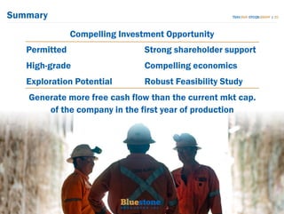 BSR - BlueStone Resources Corporate Presentation | PPT