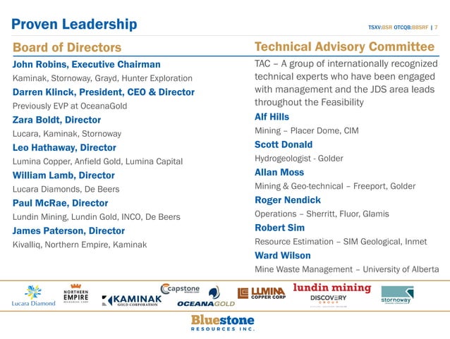 BSR - BlueStone Resources Corporate Presentation | PDF | Commodities ...