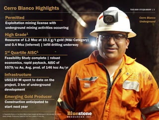 BlueStone Resources Corporate Presentation - BSR-V - Q3 2019 | PPT